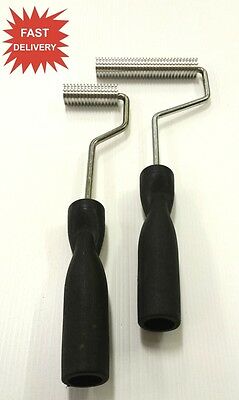 2pcs Fibreglass Roller 75mm & 150mm Epoxy Resin Compression Tool Rolle ...