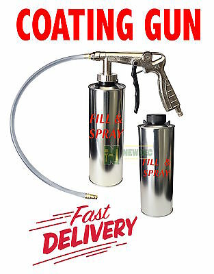 UNDERBODY COATING GUN STONE GUARD SPRAY BODY DEADENER BULLY RAPTOR BED ...