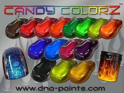 DNA CANDY ALL COLOURS 500ML PRE MIXED PAINT COLORZ PC 500 AUTO SPRAY ...