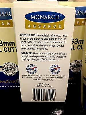4 X MONARCH PAINT BRUSH / BRUSHES OVAL CUTTERS 63MM – Newdec