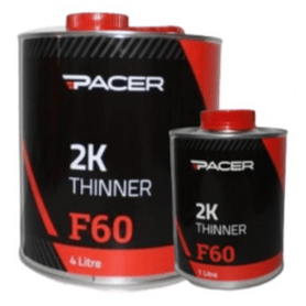 THINNERS 2K 4L or 1L AUTO PAINT LACQUER PRIMER CLEAR COAT COLOUR CODE ...