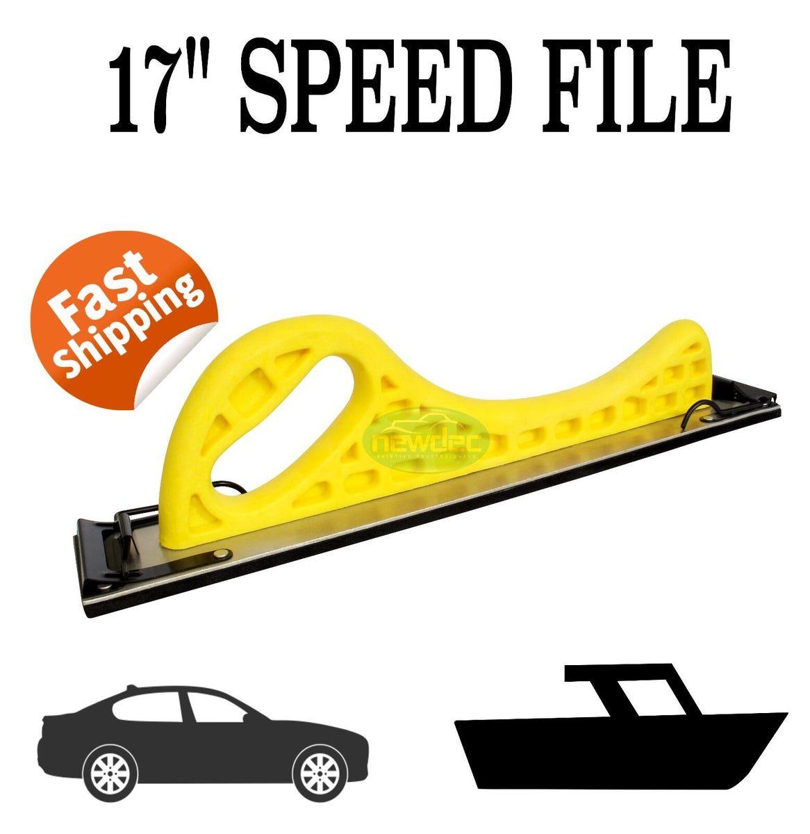 PLASTIC HAND SPEED FILE BLOCK SANDING BOARD 17" – Newdec