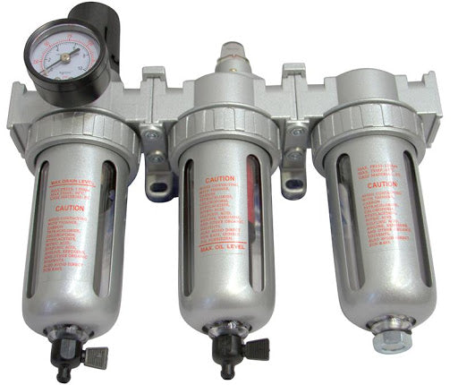3 STAGE COALESCING COMBINATION AIR FILTER REGULATOR COALESCER DRIER TR ...